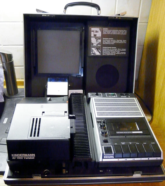 KINDERMANN AV 1002 VARIABEL - vollautomatischer Diaprojektor - Rarität EUR 35,00 - PicClick DE