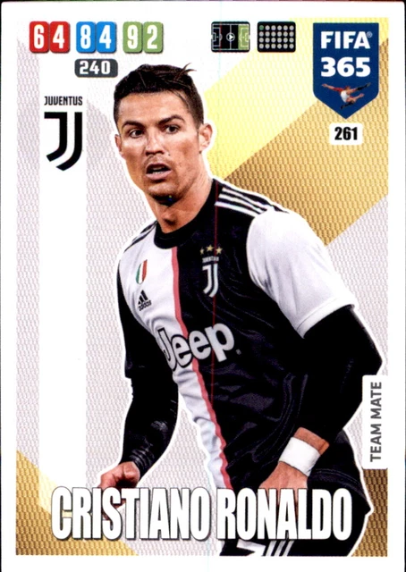 CARTE PANINI FIFA 365 2020 Cards 261 - Cristiano Ronaldo - Carta Base ...