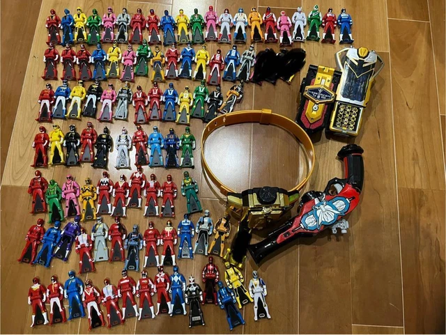 POWER RANGERS SUPER Megaforce Gokaiger Morpher 4p Ranger Clé 94p set ...