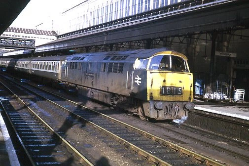 ORIGINAL COLOUR SLIDE of D1030 BR class 52 Western diesel hydraulic ...