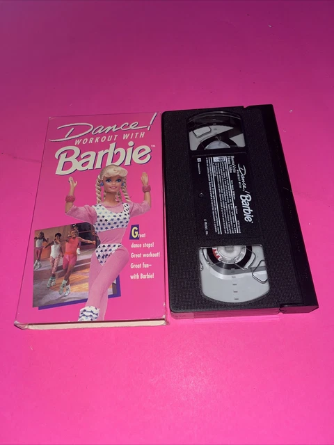 DANCE WORKOUT WITH BARBIE Vhs Video Tape 1999 Mattel Buena Vista ...