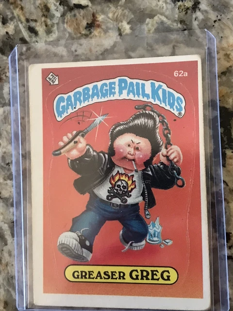 1985 GARBAGE PAIL KIDS # 62a GREASER GREG CARD TOPPS $10.18 - PicClick AU