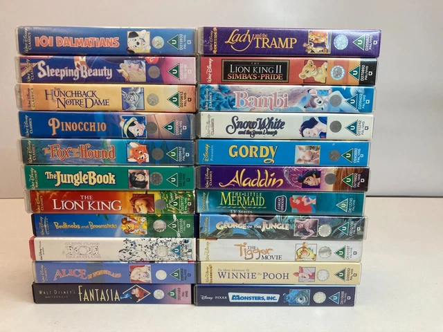 VINTAGE VHS DISNEY bundle x22 VHS Tapes £19.99 - PicClick UK