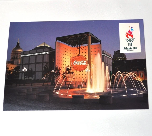 COCA-COLA ATLANTA USA 1996 Olympia Coke Pavilion carte postale EUR 2,95 ...