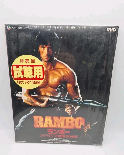 RAMBO VHD VIDEO Disc Untested Original Rare 80s £39.99 - PicClick UK