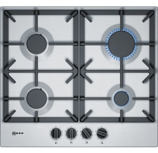 NEFF T26DS49N0 N70 Stainless Steel 4 Burner Gas Hob Ex-Dispaly RRP £449 ...