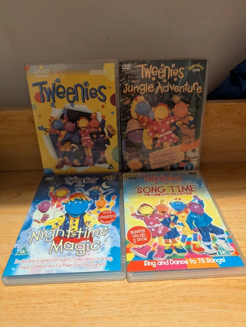 TWEENIES: DVD BUNDLE Song Time ,night time magic ,jungle adventure kids ...