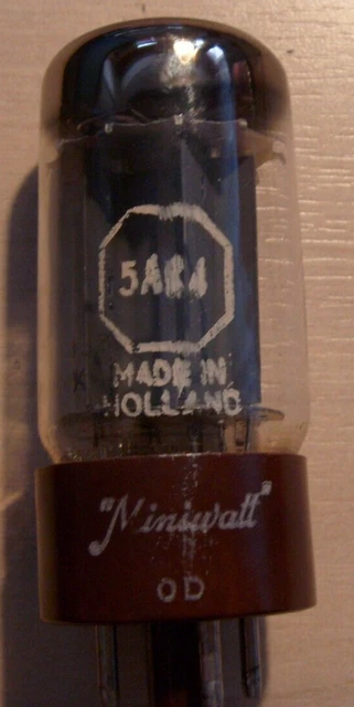 GZ34 5AR4 PHILIPS miniwatt rectifier valve £139.99 - PicClick UK