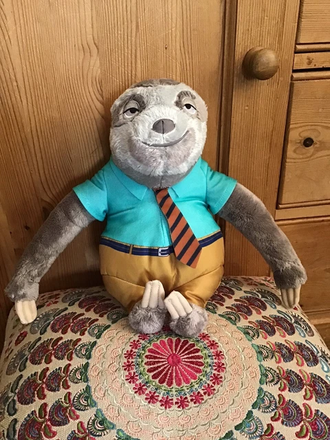 ZOOTROPOLIS ZOOTOPIA MOVIE Sloth Flash Soft Plush Toy 11" £11.70 ...