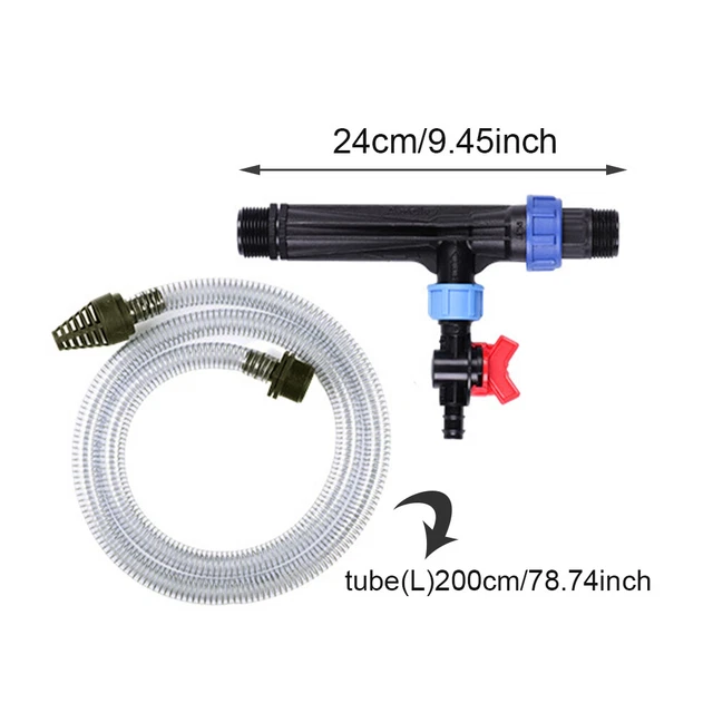 VENTURI THREADED INTERFACE Irrigation System Tube Fertilizer Kit Inch ...