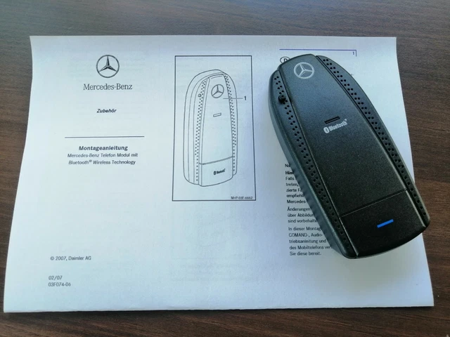 MERCEDES BLUETOOTH Telefon HFP Modul Adapter Cradle B67880000 4. Gen £ ...