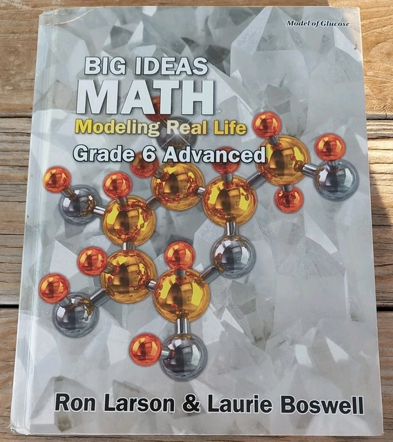 BIG IDEAS MATH: Modeling Real Life - Grade 6 Advanced Student Edition ...