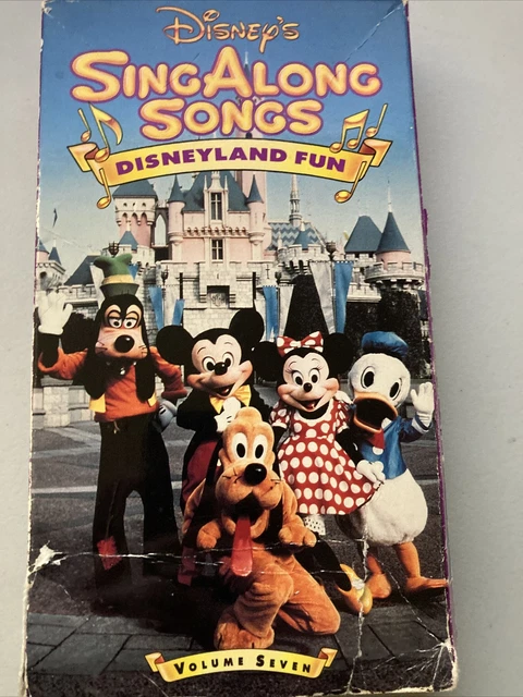 Disney S Sing Along Songs Disneyland Fun Vhs Video Tape Volume 7 7 80