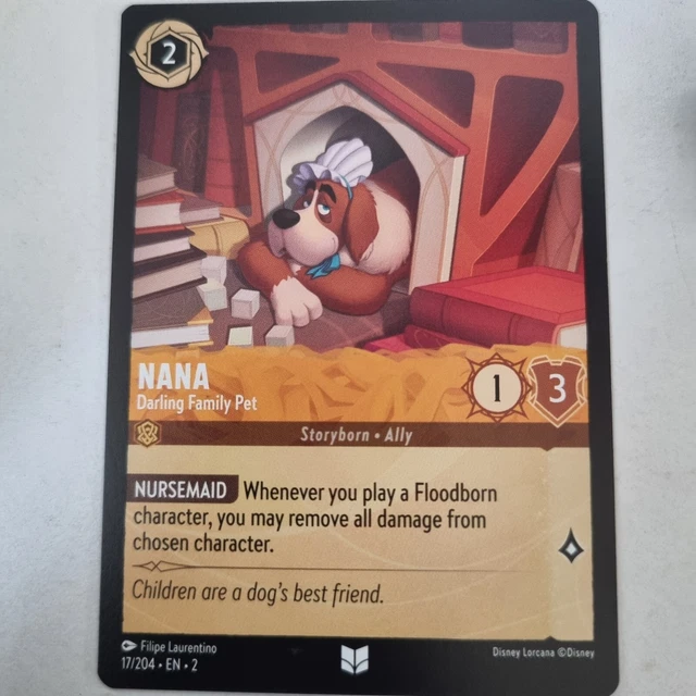 NANA DARLING FAMILY Pet Disney Lorcana Rise of Floodborn 17/204 Uncommon EUR 5,80 - PicClick IT