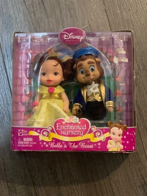 HTF MATTEL DISNEY Princess Enchanted Nursery Belle & The Beast New in ...