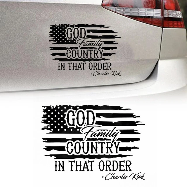 CHARLIE KIRK'S TRUE American Hero Car Bumper Stickers Car decoration ...