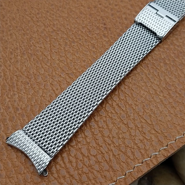 19MM STAINLESS STEEL Mesh 1960s JB Champion USA Classic Vintage Watch ...