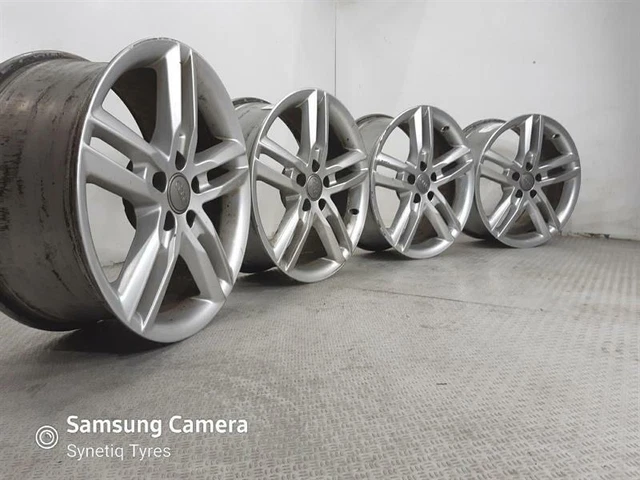 SET OF GENUINE 18 Inch AUDI A6 A4 S-Line Alloy Wheels Rims 8J ET39 ...