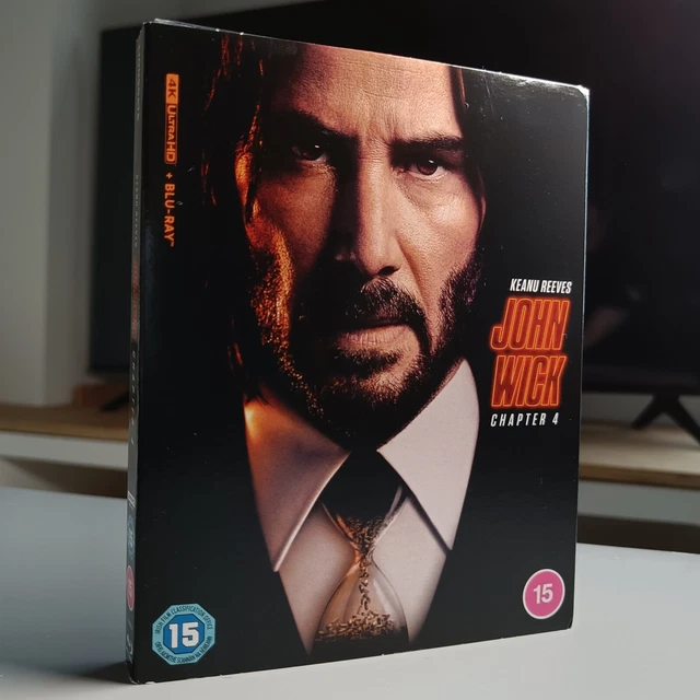 John Wick Chapter 4 2023 Keanu Reeves 4k Uhd Blu Ray Brand New