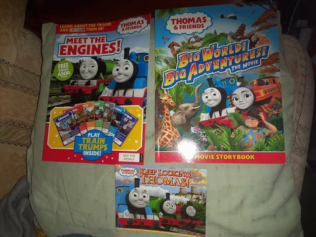 THOMAS THE TANK Engine books & Asda exclusive Meet The Engines comic ...