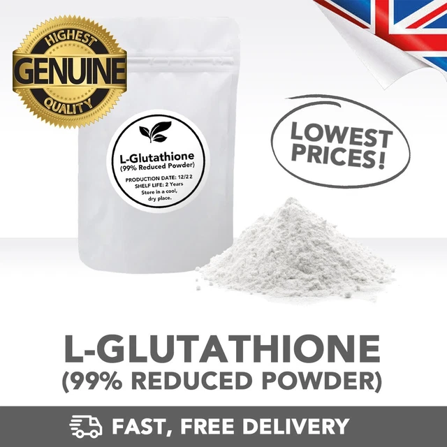L-GLUTATHIONE POWDER SKIN WHITENING ANTIOXIDANT GLUTATHIONE DETOX AMINO ...