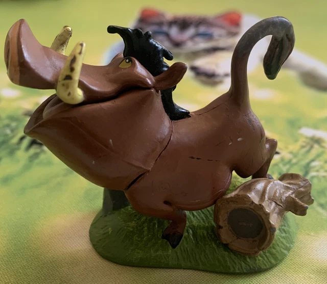 DISNEY THE LION King PVC Figure Pumbaa Wild Boar Hog Pig Plastic Cake ...