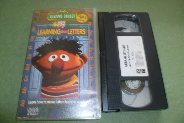 SESAME STREET - Learning About Letters (VHS, 1994) £15.99 - PicClick UK