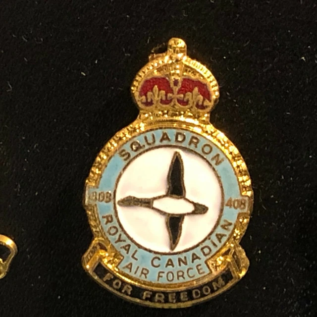 RAF ROYAL AIR Force Enamel Badge 408 Squadron Canadian £20.97 - PicClick UK