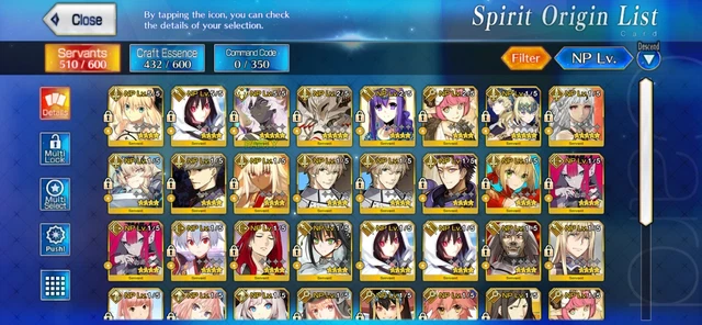 FATE GRAND ORDER FGO [NA] Starter Account NP5 Arjuna Alter + Oberon ...