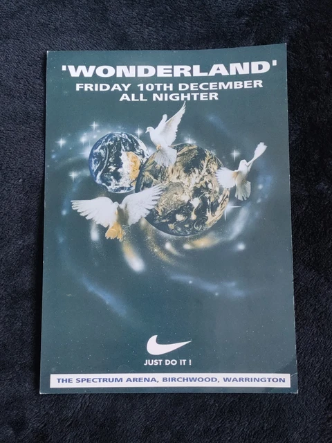 RAVE FLYER - Size A4 - Spectrum Arena Warrington - Club Flyers £4.35 ...