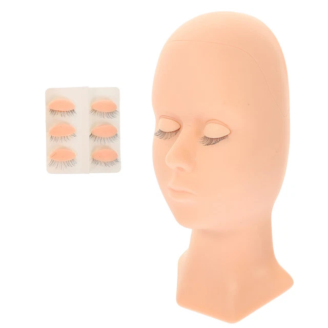 MANNEQUIN GEL MODEL Grafted Eyelashes Extension Trainer Grafting ...