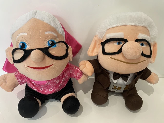 OFFICIAL DISNEY - Pixar's Up - Carl & Ellie - Mr Fredrickson 14" Plush ...
