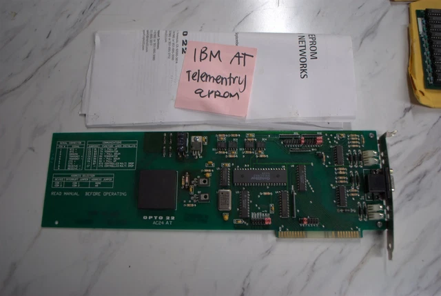 VINTAGE IBM AT Telementry Eprom 8 Bit Board (ships Worldwide) EUR 88,88 - PicClick DE