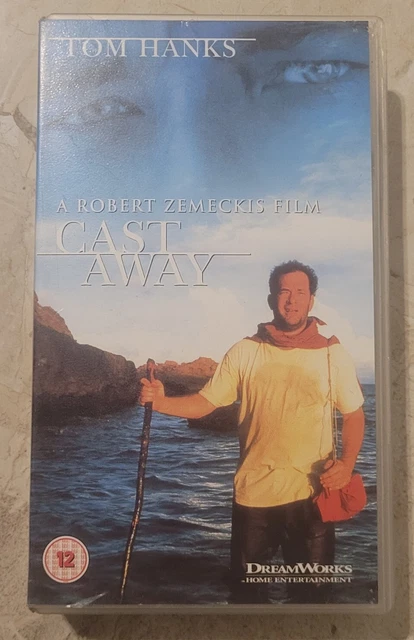 2000 VHS MOVIE CAST AWAY Tom Hanks DREAMWORKS 490243301 170 Minutes ...