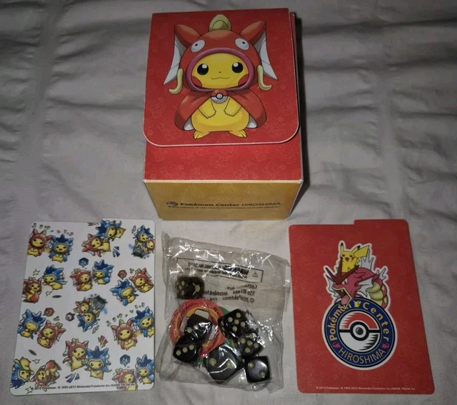 PRETEND MAGIKARP GYARADOS Poncho Pikachu Deck Box - Pokemon Japanese £ ...