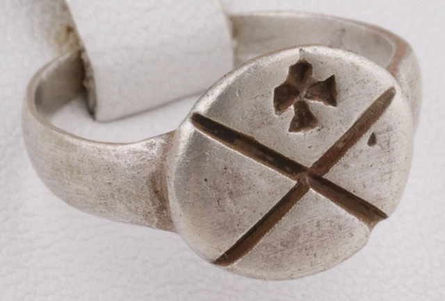 GERMAN RING IRON Cross WWII ww1 WWI ww2 STERLING Silver 835 GERMANY ...