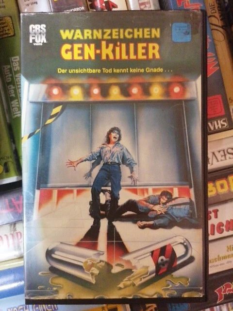 VHS RARITÄT: WARNZEICHEN GEN-KILLER (1985) EUR 21,99 - PicClick DE
