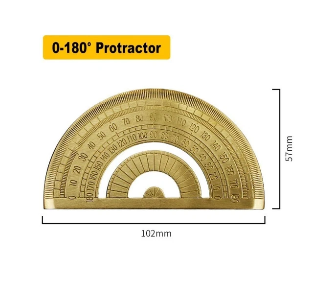 TOOL PROTRACTOR MEASURING Office Repair Replacement School Drawing Tool ...