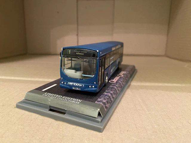 CODE 3 CUSTOM Painted Model Bus Corgi Scania Solar Trent Barton Rainbow ...