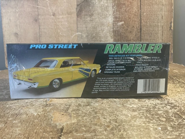 JO-HAN AMC PRO Street Rambler Model Kit #S-1004 JoHan 1/25 Factory ...