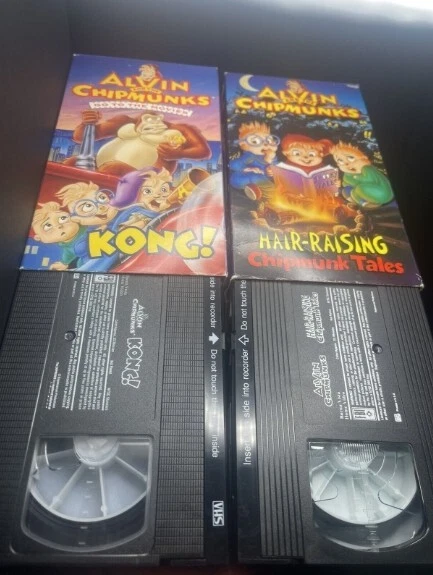 ALVIN AND THE Chipmunks - VHS Lot . Bigger , Kong , Trick Or Treason 8 ...