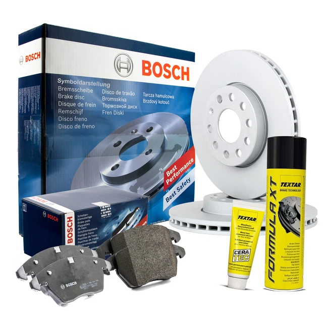BOSCH BREMSENSATZ + Ceratec + Bremsenreiniger Opel Antara Ø296mm VORN ...