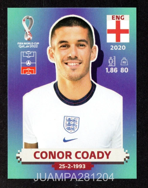 CONOR COADY ENG 6 England Cromo Sticker Fifa World Cup Qatar 2022 ...