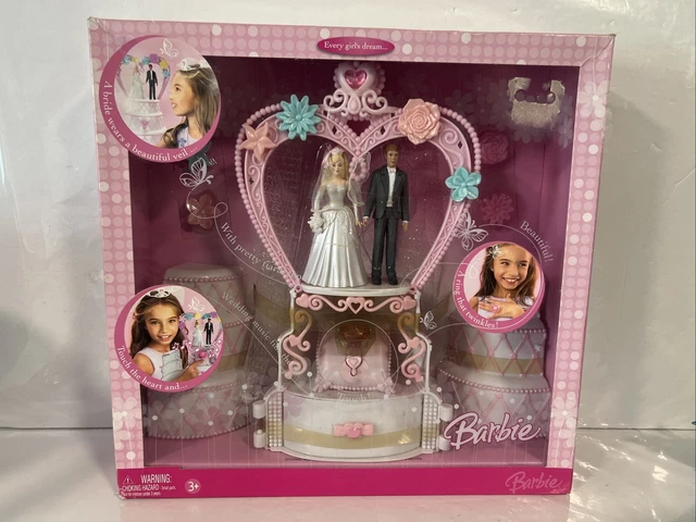 MATTEL EVERY GIRLS Dream Barbie Wedding Cake Play Set K8585 Musical ...