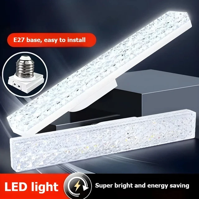 ENERGY SAVING WHITE Light LED Bulb Acrylic with E27 Screw Mouth ...