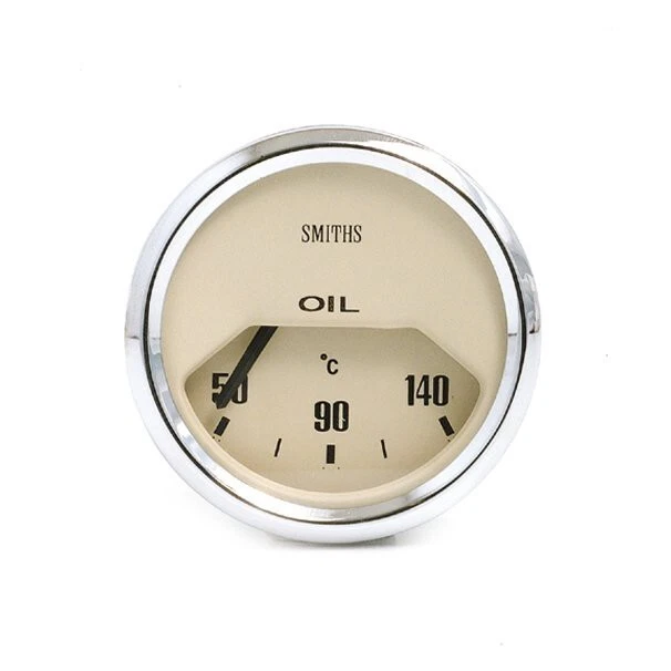 SMITHS CLASSIC OIL Temperature Electrical Gauge Magnolia 52Mm Fast Post ...