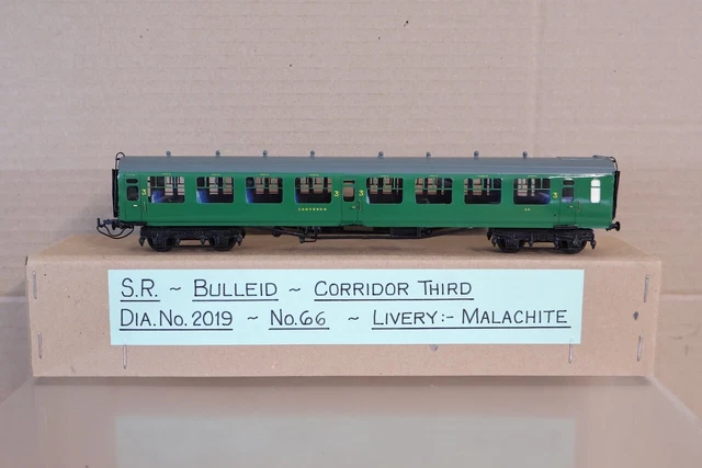 ' COMET' MODÈLES Kit Construit Du Sud Sr Bulleid 3rd Classe Corridor ...