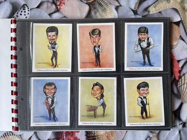EMBASSY & REGAL Snooker Celebrities! Complete Set - RARE £10.00 ...