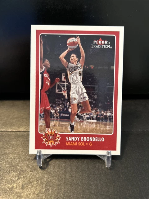 2001 FLEER TRADITION WNBA Sandy Brondello Miami Sol #165 EUR 3,31 ...