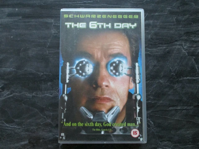 THE 6TH DAY VHS BIG BOX VHS EX RENTAL VHS PRE CERT VHS ARNOLD ...
